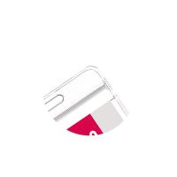 China 70x113mm Transparent PVC Vertical Waterproof ID Card Holder Compatible with Office School for sale