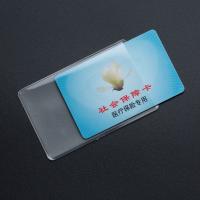 China Fashion Soft PVC Card Protectors Horizontal Toploader Style Design Perfect Business Card Holders for IDOL and Star Cards for sale