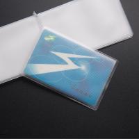 China Fashion Soft PVC Card Protectors Horizontal Toploader Style Design Perfect Business Card Holders for IDOL and Star Cards for sale
