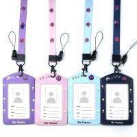 China ABS Fashion Style Custom UV Print Lanyard Including ID Card Badge Holder Functional Credit Card Promotion Gift Item for sale