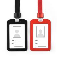 China Magnetic Silicone ID Card Holder Lanyard | Custom Logo for sale