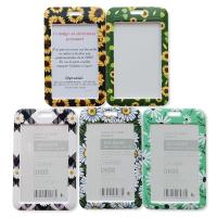 China Durable Lebei Hard ID Card Holder ABS Plastic UV Printing Access Card Cover Lanyard for Professional Identification for sale