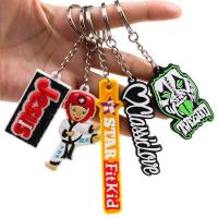China Soft Rubber Silicone LED Sublimation Keychains Holder PVC Abiner Motorcycle for sale