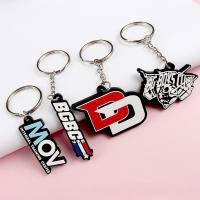 China Soft Rubber Silicone LED Sublimation Keychains Holder PVC Abiner Motorcycle for sale