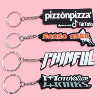 China Soft Rubber Silicone LED Sublimation Keychains Holder PVC Abiner Motorcycle for sale