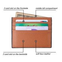 China Mens Rfid Blocking Id Card Holder Wallet With Compartments OEM for sale