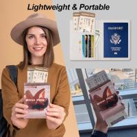 China Portable Ladies Rfid Travel ID Card Wallet Organizer Holder SIM Storage PU Leather for sale