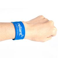 China Digital Printing Dyed Rubber Slap Elastic Wristband Bracelet Reflective PVC custom for sale