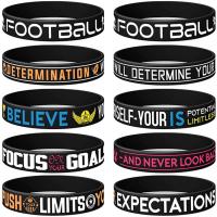 China Tear Resistant Silicone Rubber Elastic Wristband Embossed Logo For Event Marketing for sale
