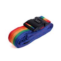 China Rainbow Cross Luggage Tag Straps Identifier Travel Suitcase Bundling Belts for sale