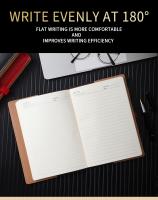 China Alumni Relations A5 Moterm Planner Notebook PU Cover And Pen Gift Set Offset Printing for sale