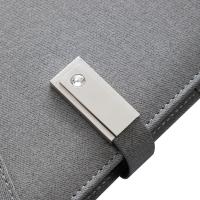 China Personalized Smart Charging Pocket Notebook Notepad PU Leather Cover Planner A5 for sale