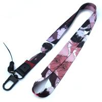 China Nylon Christmas Anime Identity Card Lanyard Custom Sublimation Printed For Staff Id for sale