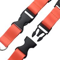 China 90cm Plastic Nylon Lanyard String Card Holder Keychain Silkscreen Printing for sale