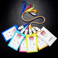 China UHOO PP ID Card Holder with Lanyard for sale