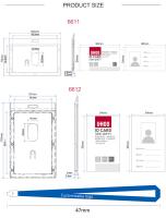 China UHOO PP ID Card Holder with Lanyard for sale