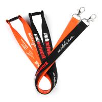 China Silkscreen Printing Lanyard String Retractable Work Badge Holder Lanyard OEM for sale