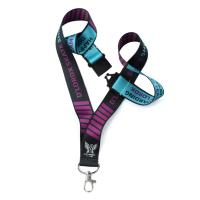 China Silkscreen Printing Lanyard String Retractable Work Badge Holder Lanyard OEM for sale
