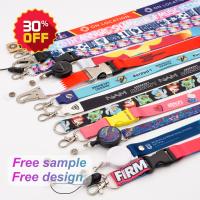 China Customized Plastic Lanyard String Badge Clip Sublimation Printed 25mm Thick for sale