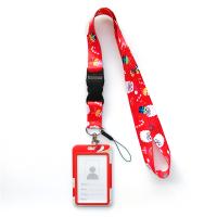 China Customized Plastic Lanyard String Badge Clip Sublimation Printed 25mm Thick for sale