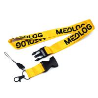 China Customized Plastic Lanyard String Badge Clip Sublimation Printed 25mm Thick for sale