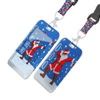 China Polyester Christmas Promotion Gift Items Custom Printed ID Card Badge Holder Lanyard Set Barber Shop Designer Lanyard for sale