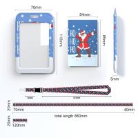 China Polyester Christmas Promotion Gift Items Custom Printed ID Card Badge Holder Lanyard Set Barber Shop Designer Lanyard for sale