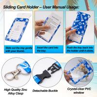 China Sublimation Printing Fashionable Polyester ID Card Holder Lanyard Cruise Ship Pattern Eco Friendly Custom Lanyard for sale