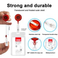 China Medical Nurse Retractable Badge Holder Metal Clip for ID Card Customized for sale