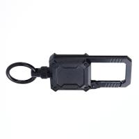 China Work Clip Retractable Badge Reels Tactical Id Holder Key Ring Keychain for sale