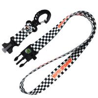 China 900mm Stretchy Polyester Lanyard String Keychain Card Holder For Work Id for sale