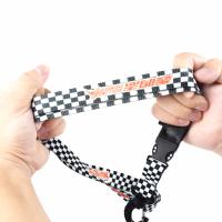 China 900mm Stretchy Polyester Lanyard String Keychain Card Holder For Work Id for sale