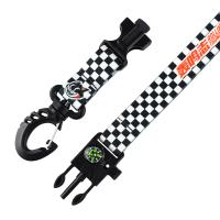 China 900mm Stretchy Polyester Lanyard String Keychain Card Holder For Work Id for sale