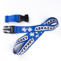 China Customized Easter Polyester Lanyard Strap String Keychain work Card Holder Badge for sale