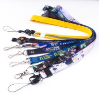 China Customized Easter Polyester Lanyard Strap String Keychain work Card Holder Badge for sale