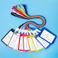 China Acrylic Custom Hard Plastic Double-Sided Clear ID Card Holder for sale