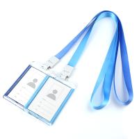 China Customized Color Aluminum Alloy Fashion Style ID Holder and Badge Holder for Work Gifts for sale