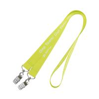 China Double End Pass Holder Lanyard string Clip Sublimation 20mm Thick for sale
