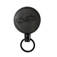 China Retractable Helmet Keychain – Zinc Alloy & ABS, Custom Logo Printing for sale
