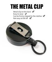 China Retractable Helmet Keychain – Zinc Alloy & ABS, Custom Logo Printing for sale