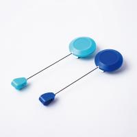 China Multi Color UHOO Retractable Key Chain Holder Personalized Badge Reels ABS Material for sale