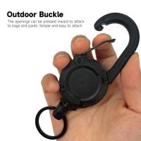 China UV Printing Carabiner Retractable Keychain – Custom Logo, 60cm Wire Rope for sale