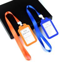 China Silicone Nurse Name Card Holder Lanyard Badge Reel For Corporate Identification for sale