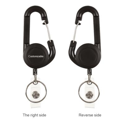 China Alphabet Pattern Retractable Keychain – Custom Logo, 63cm Nylon Cord for sale