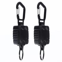 China Metal Hook Retractable Badge Reels Key Chain holder With Mountaineering Printed for sale
