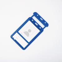 China Badge Holder Colors Uhoo 5516 Double Sided ABS ID Card Holder Large Size Dual Sided Visible Plastic Material Accessory for sale