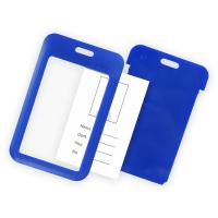 China ABS 3 in 1 Plastic Card Holder with Lanyard Custom Logo Credit Card ID Badge Holder for sale