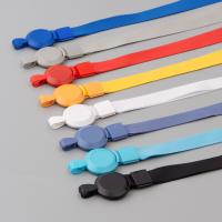 China Custom PVC Clear Name Tag Holders Id Lanyards Die Cutting Printing for sale