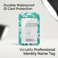 China Durable Lebei Hard ID Card Holder ABS Plastic UV Printing Access Card Cover Lanyard for Professional Identification for sale