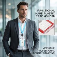 China Customized Color Aluminum Alloy Fashion Style ID Holder and Badge Holder for Work Gifts for sale